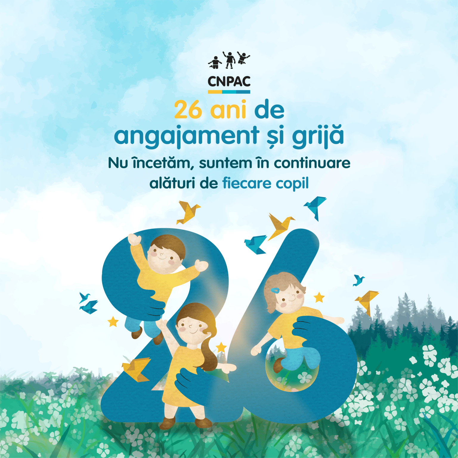 26 de ani de activitate CNPAC – 26 de ani de angajament și grijă. Nu încetăm, suntem în ...